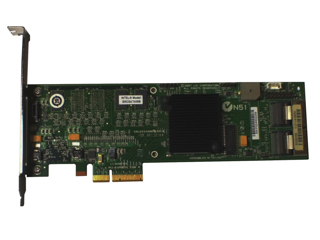 SRCSATAWB, купить Контроллер Intel Raid-On-Chip 8xSAS/SATA PCIe x4 Raid ...