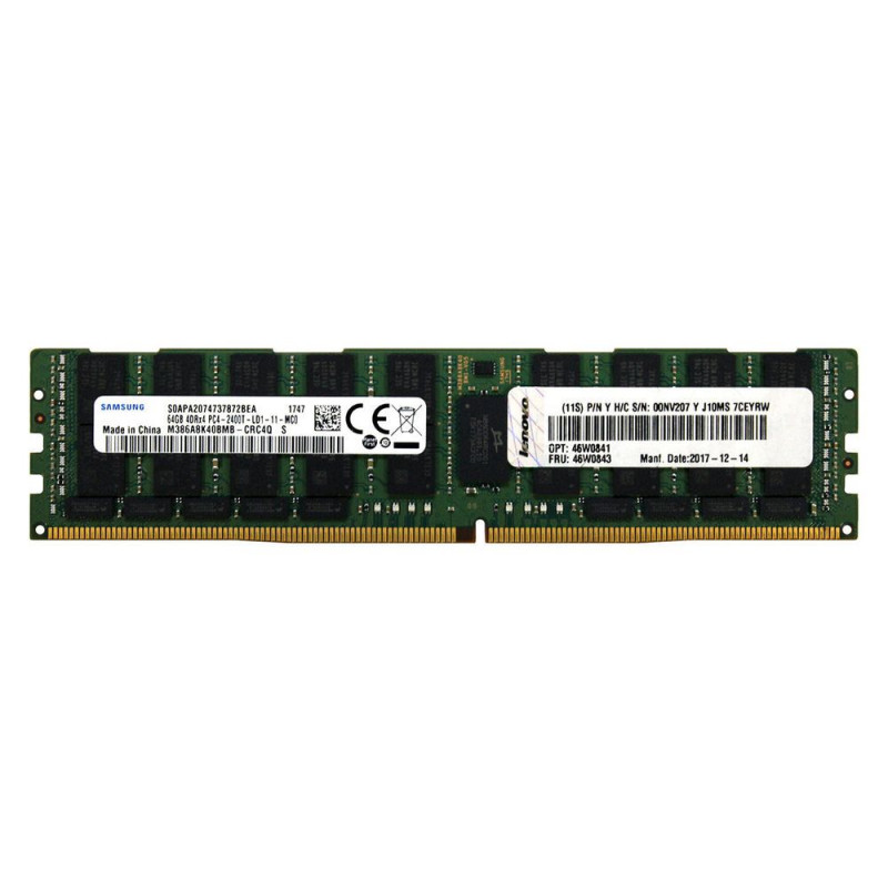 46W0841, купить Оперативная память IBM 64G 4DRX4 PC4-2400T DDR4-2400MHz ...