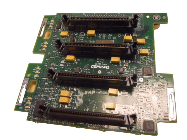 387090-001, купить HP 4-Slot SCSI drive simplex backplane board ...